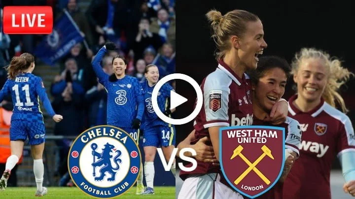 Chelsea FC Women Vs West Ham United Women Live Football The FA Women's ...